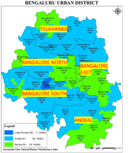 What does the rainfall data from KSNDMC say about Bengaluru rainfall ...