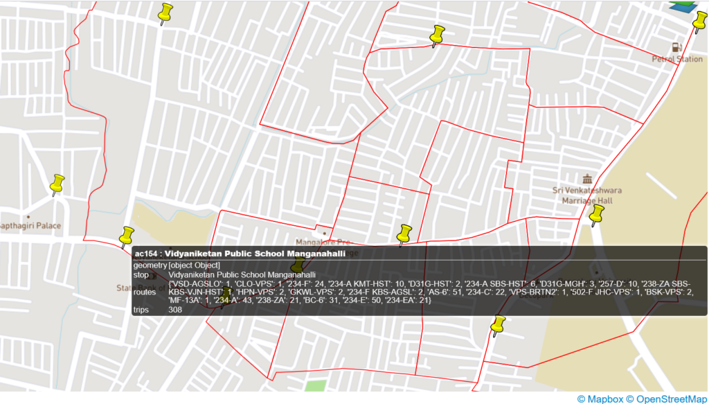 Understanding the BMTC bus stops and routes data - OpenCity