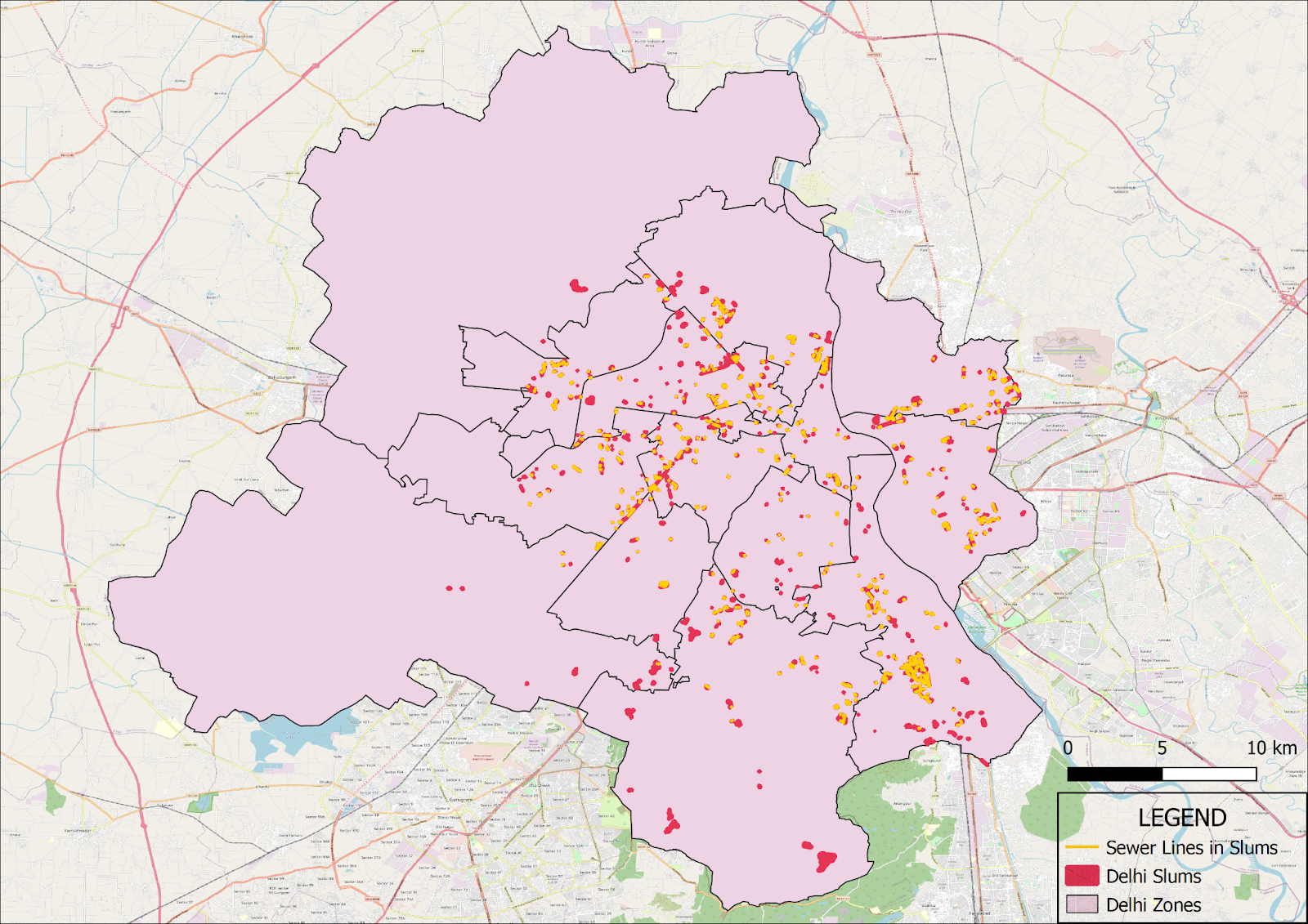 Delhi Slums - A comparative look into Physical Infrastructure - OpenCity