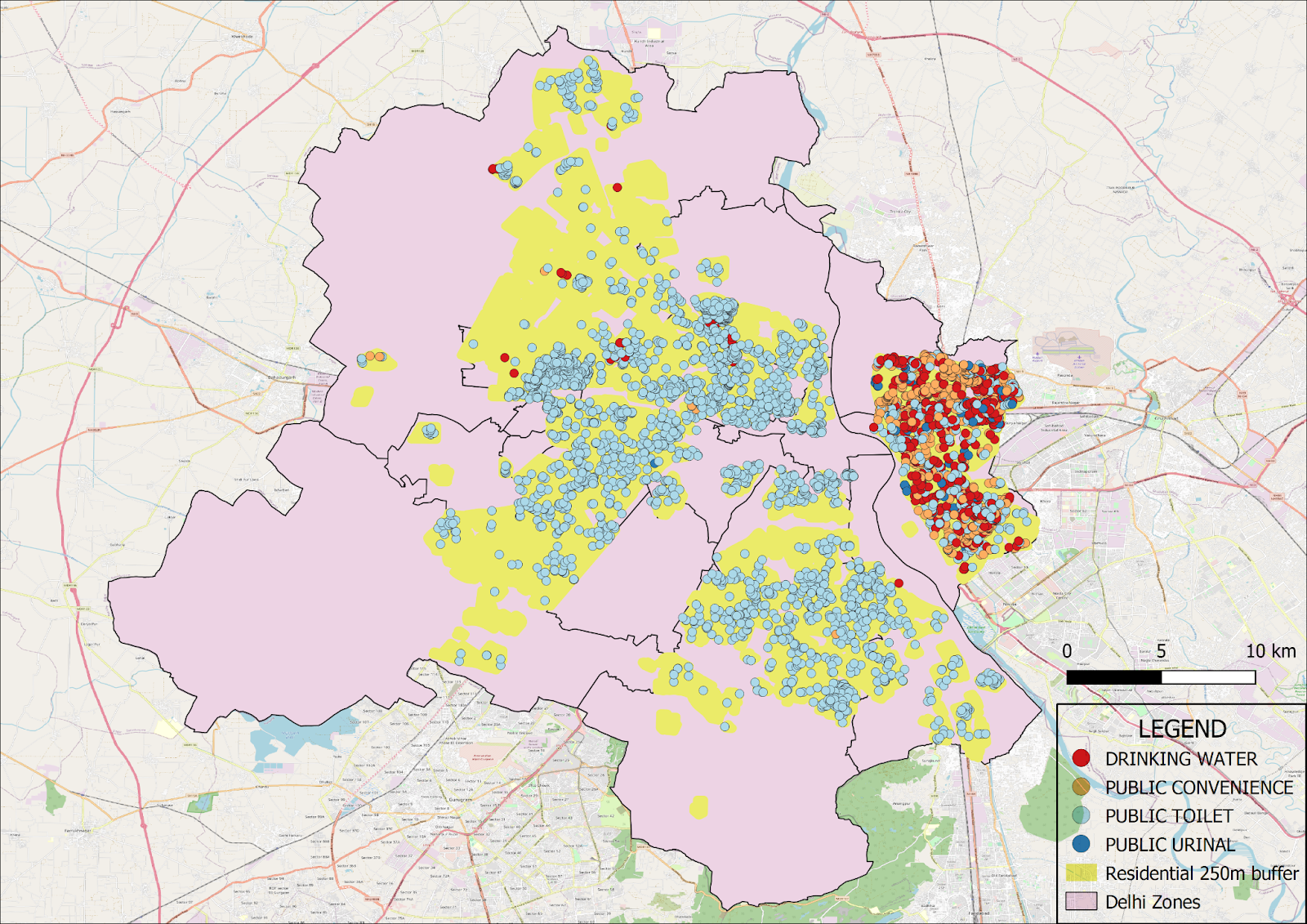 Delhi Slums - A comparative look Into Public Facilities - OpenCity