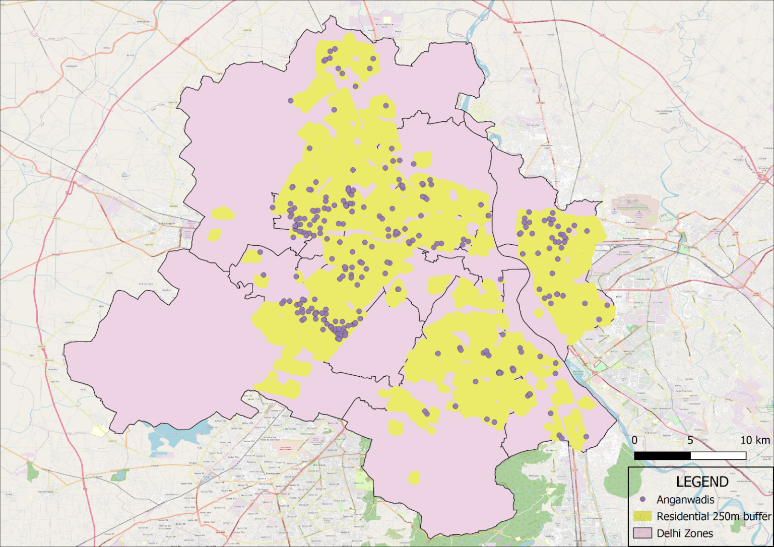 Delhi Slums - A Comparative Look at Social Infrastructure - OpenCity
