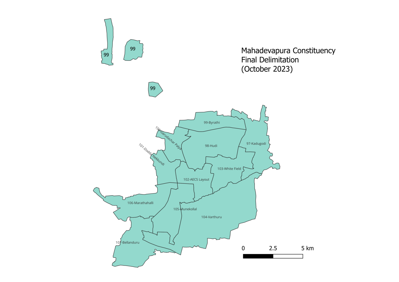 Explainer: Changes in the 225 BBMP wards between the proposed and final ...