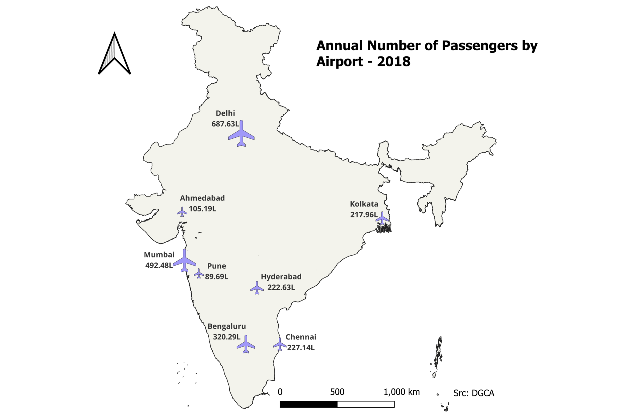 Analysing DGCA Passenger Data for Major Indian Cities - OpenCity
